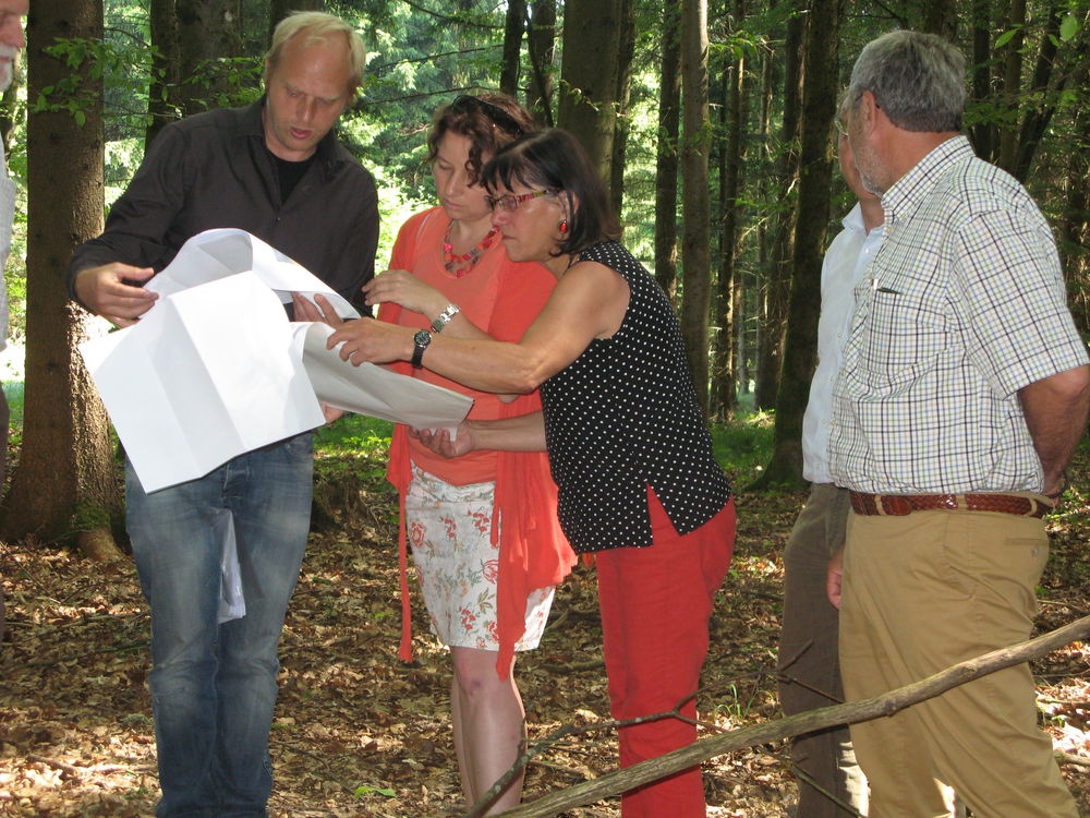 Info-Fahrt zum künftigen Windpark im Paintner Forst - Ruth Müller SPD